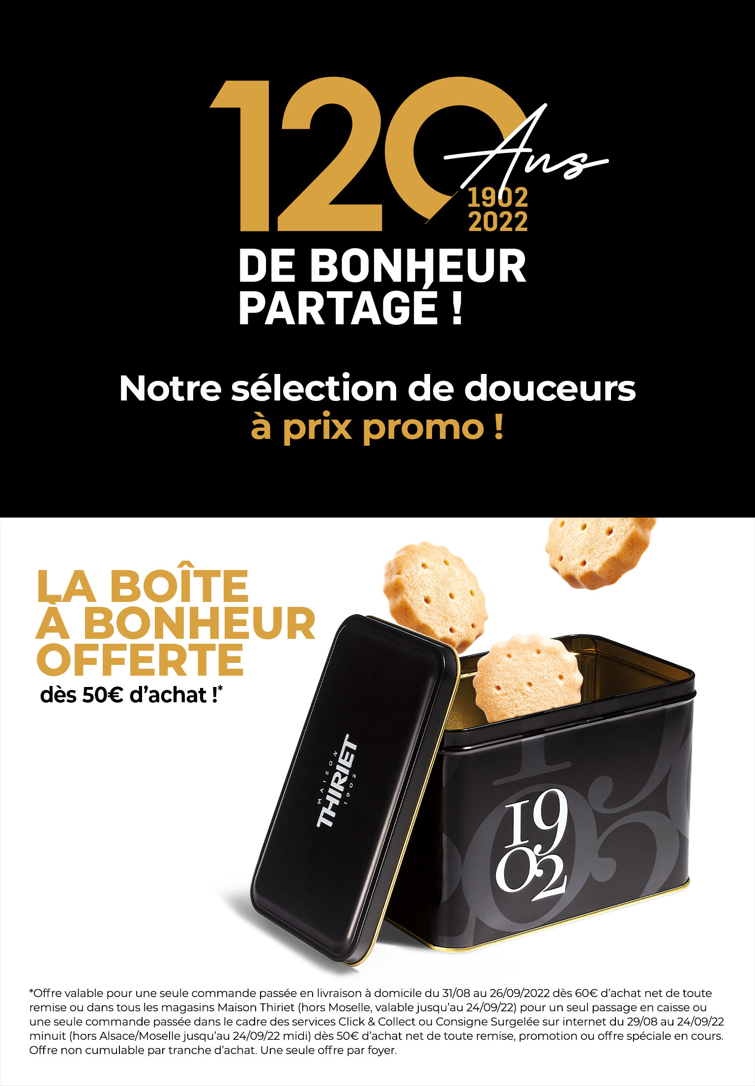 Découvrez les offres sucrées pour célébrer les 120 ans de la Maison Thiriet