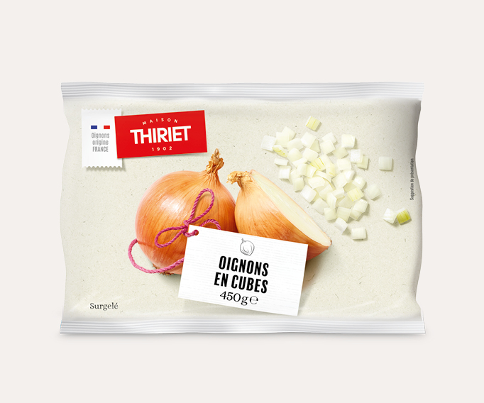 Oignons en cubes, surgelés Maison Thiriet