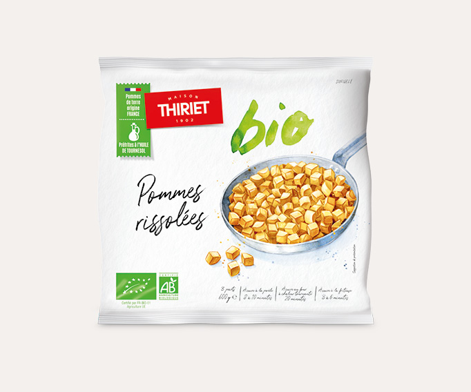 Pommes rissolées BIO, surgelés Maison Thiriet