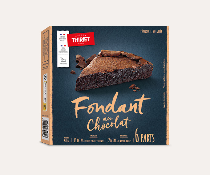 Fondant au chocolat, surgelés Maison Thiriet
