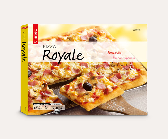 Pizza Royale surgelé, gamme Pizzas sur Thiriet